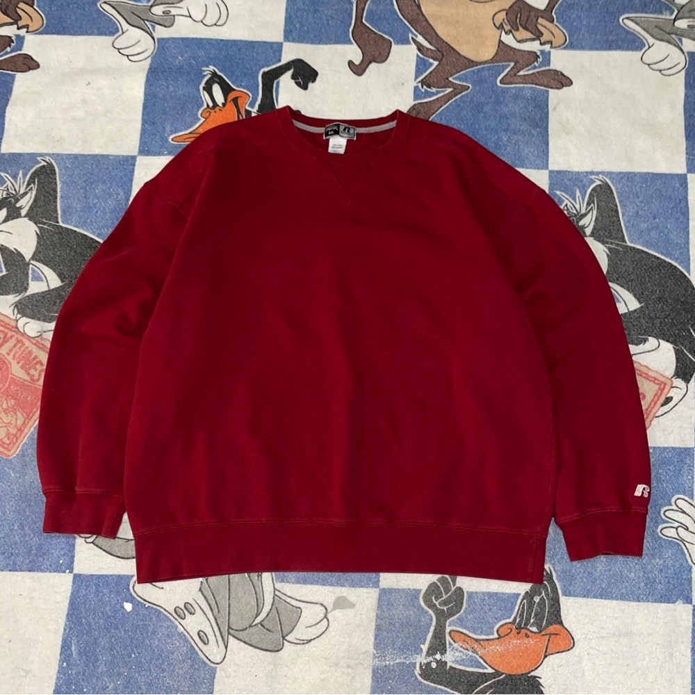 Y2k Russell Blank Sweatshirt - Gem